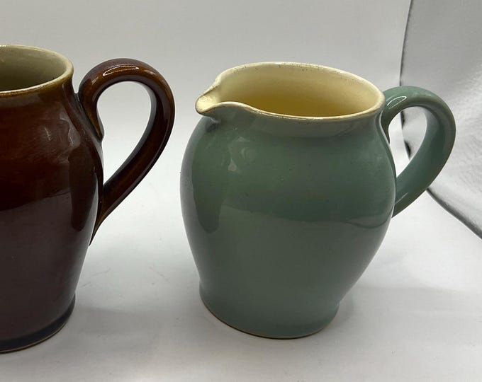 Denby Milk Water Jugs 1 Available Manor Green and Brown (sold Out ...