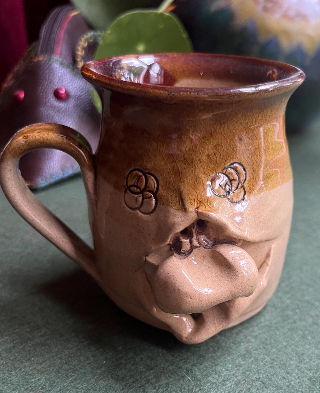 Ugly Mug Made in Pretty Ugly Pottery Wales 3D Ugly Faced Pottery Mug ...