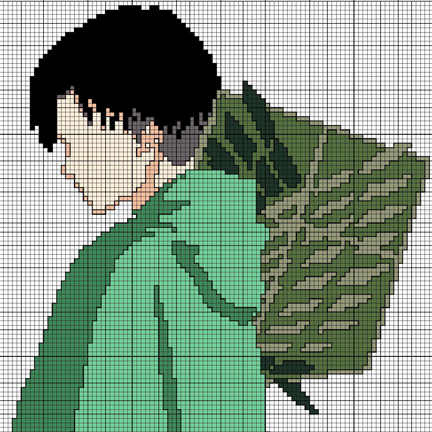 Cross Stitch Pattern Levi Minimalist - Etsy