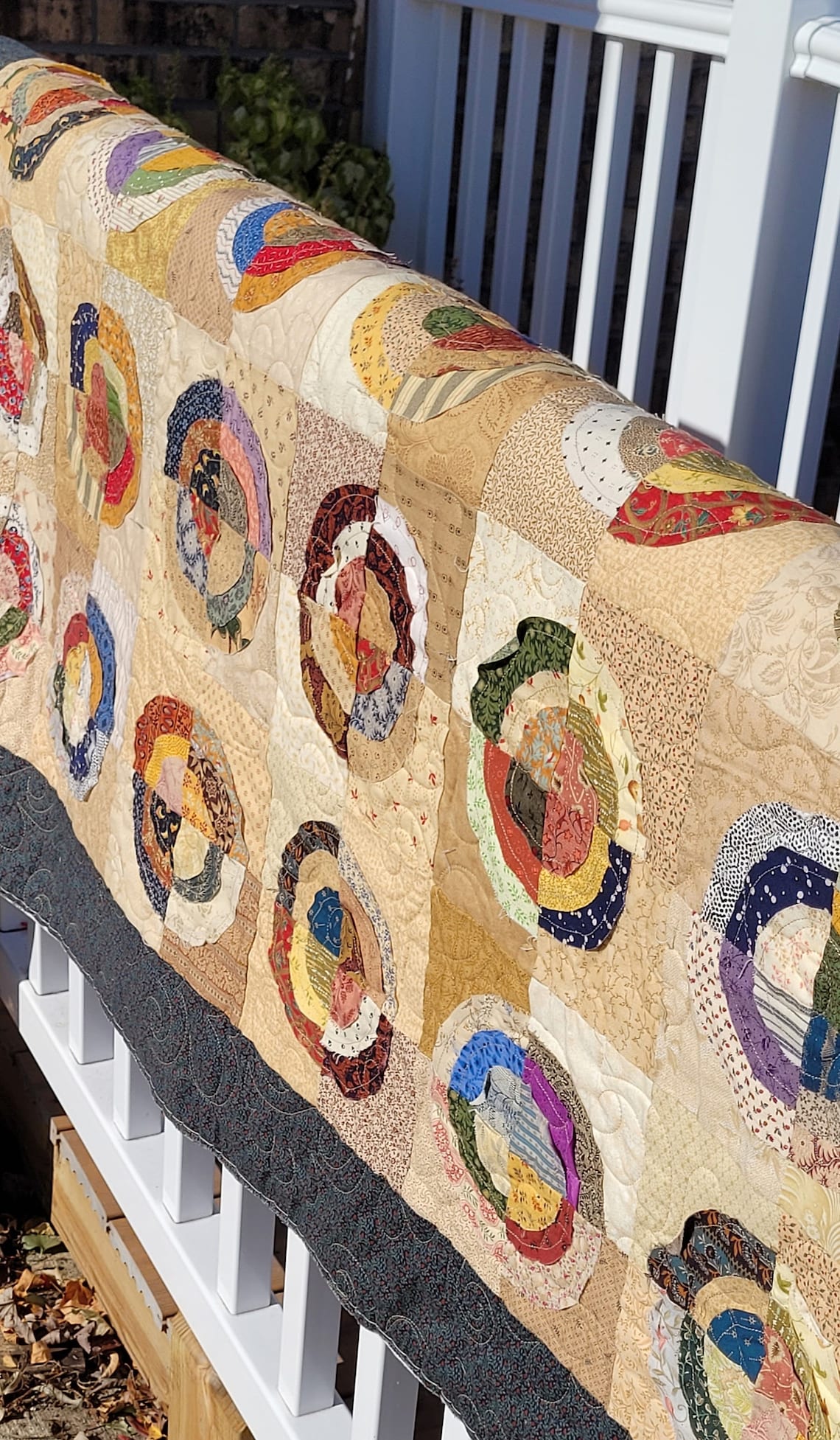 Handcrafted Bullseye Quilt - Etsy