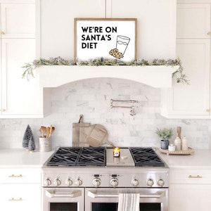 Santa's Diet Printable (digital Download) - Vertical - Etsy