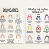 Boundaries Print | Psychology Art | Therapy Office Decor | Counselor ...