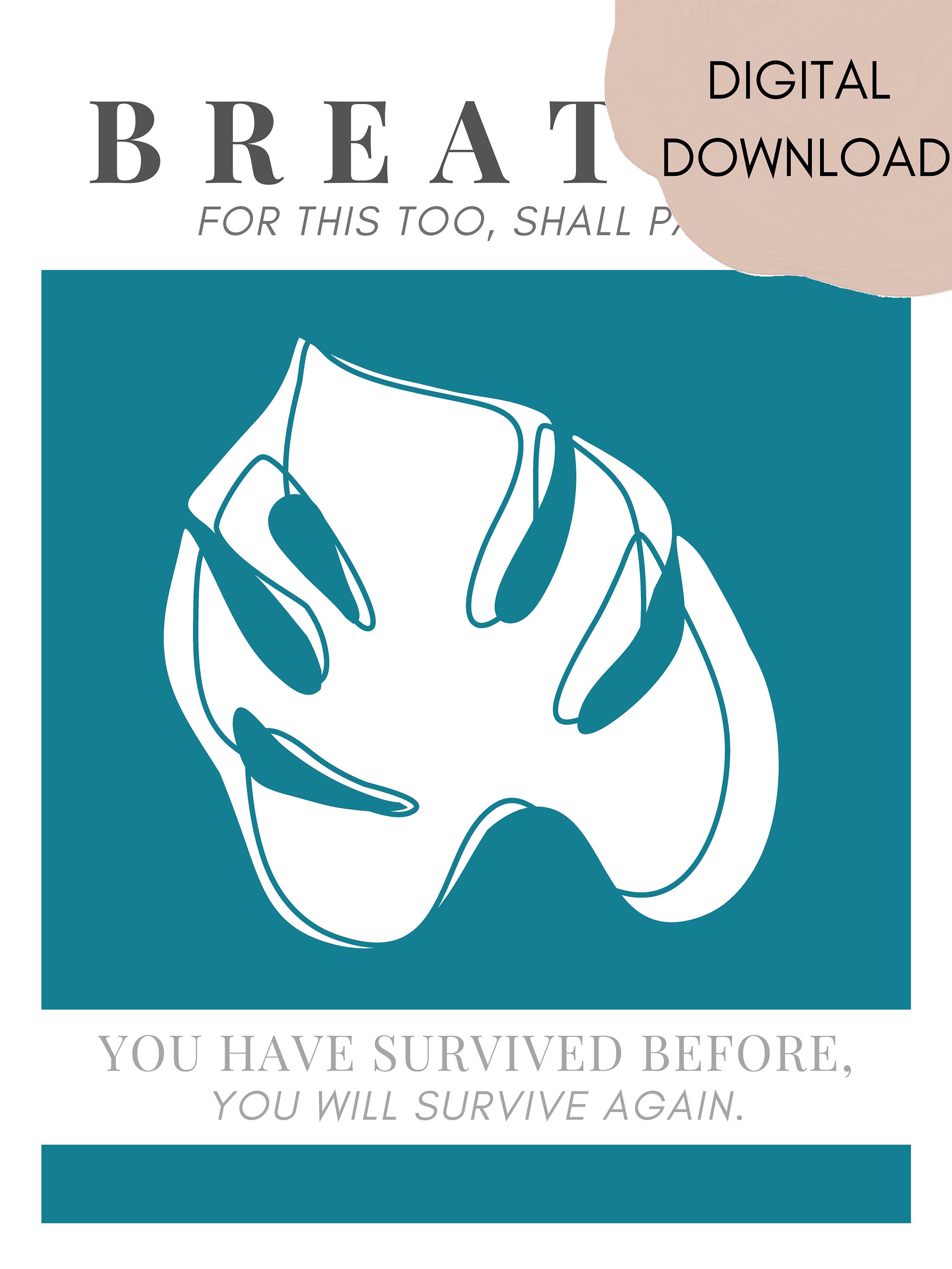 Mindfulness Collage Psychology Art Therapy Office Decor - Etsy