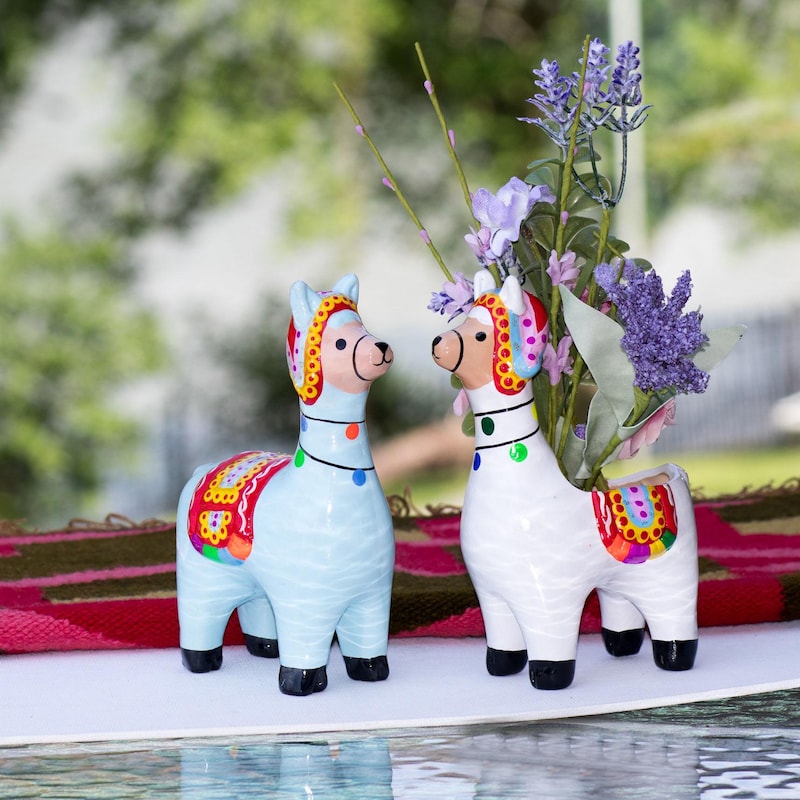 Ceramic Llama - Etsy