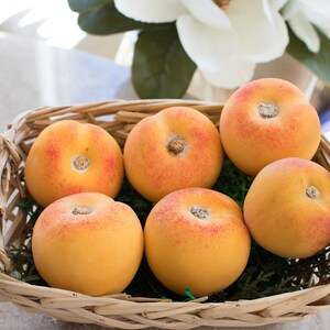 Pack 5 Faux Peaches Handmade Realistic Decoration Artificial Fake Fruit Peach - Etsy