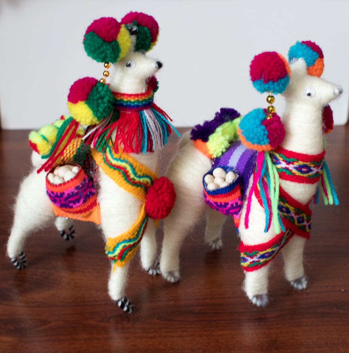 Llama Figure 5.5in Ornament Handmade Llamas Gift Cusco Peru - Etsy