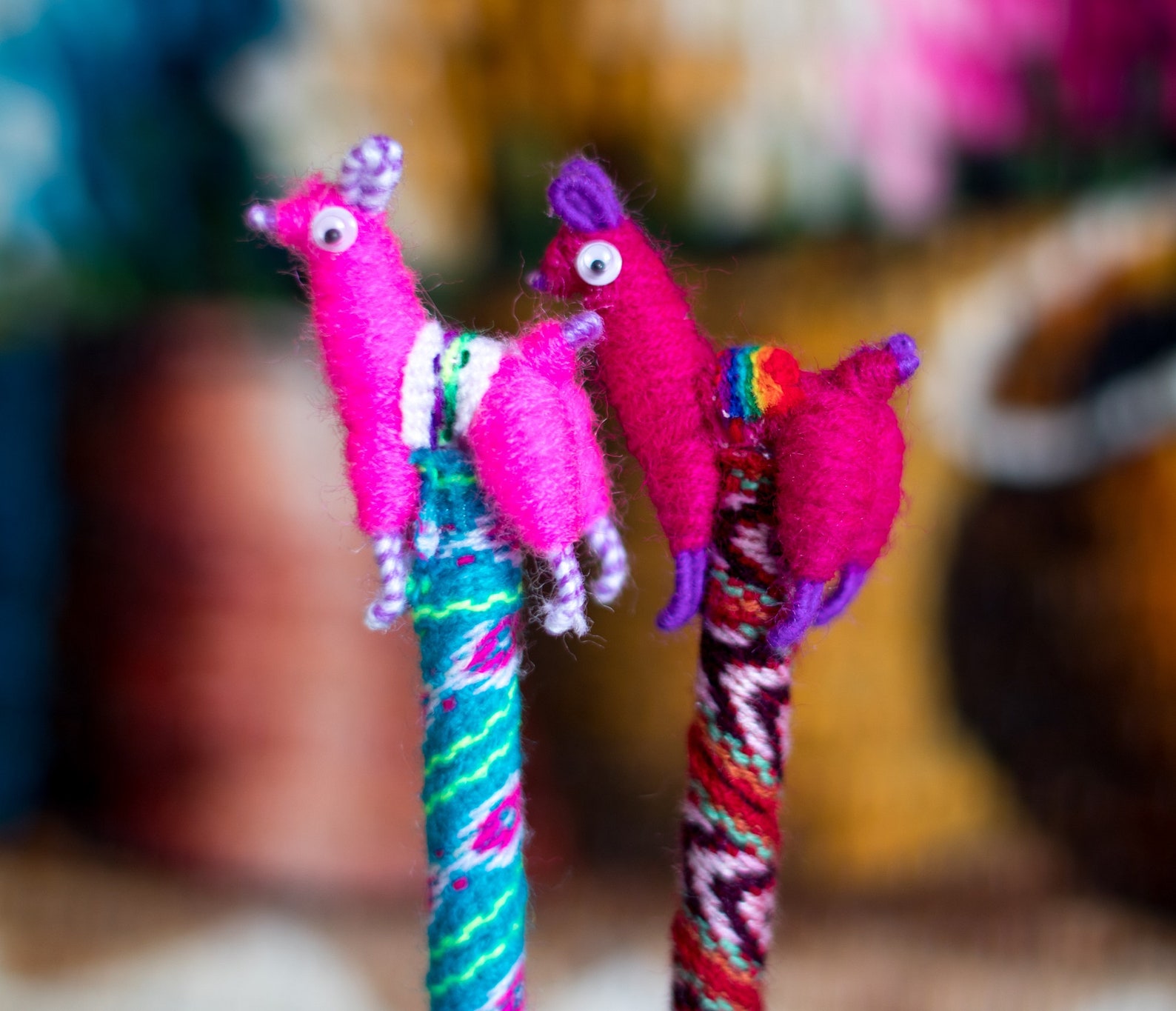 Set of 15 Llama Pen From Alpaca Wool Assorted Colors - Etsy