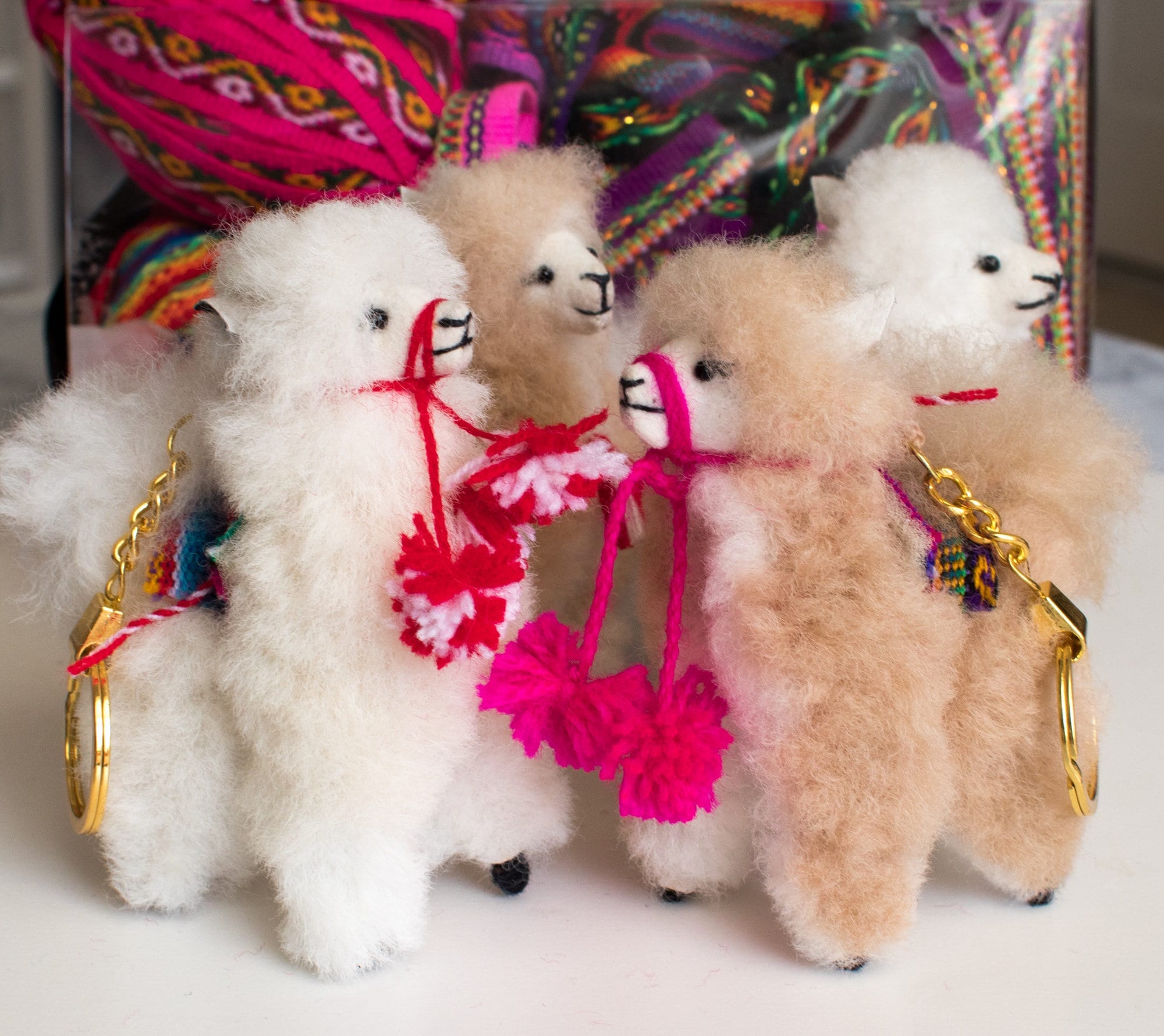 Fur Baby Alpaca Key Chain Stuffed Doll Charm - Etsy