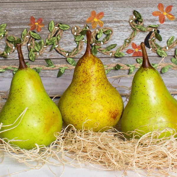 Painted Pears - Etsy