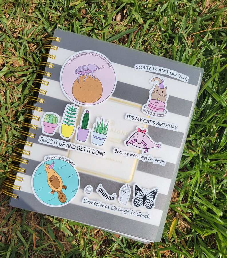 Look I'm Just Trying to Get My Crap Together Sticker, Dung Beetle ...