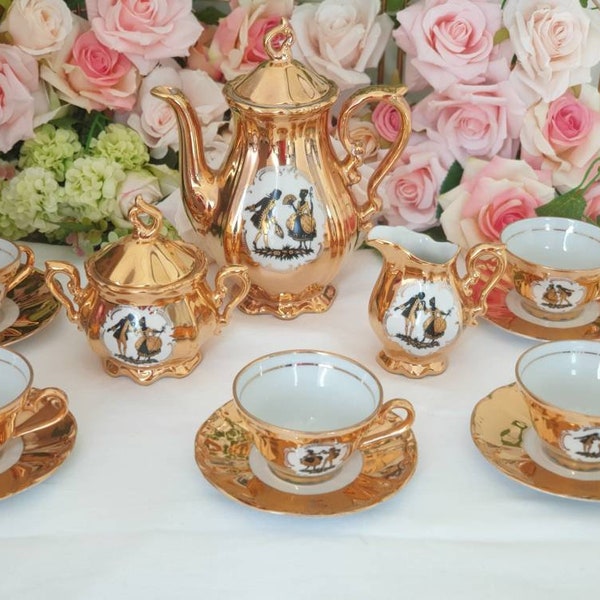 Bavaria Gold Tea Set - Etsy