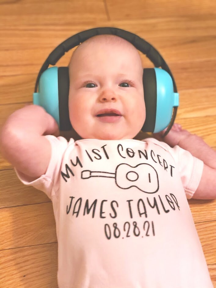 Baby's First Concert Shirt/ Baby's First Concert Onesie®/ First Concert ...