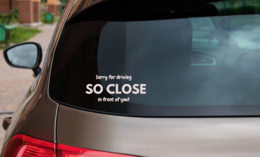 Vinyl Decal/ Car Decal/ Bumper Sticker/ Funny Car Sticker/ Funny ...