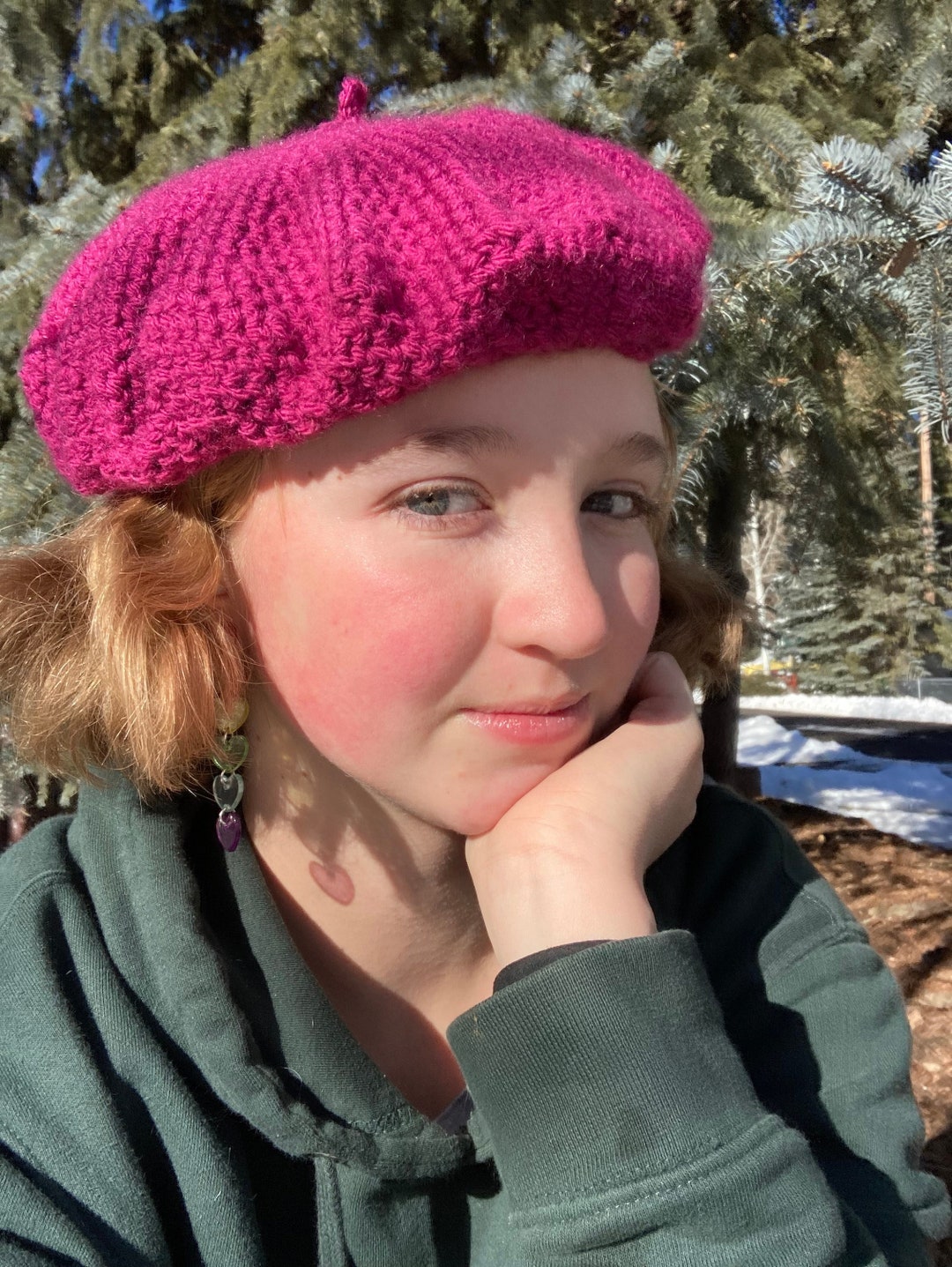 Handmade Crotchet Béret - Etsy