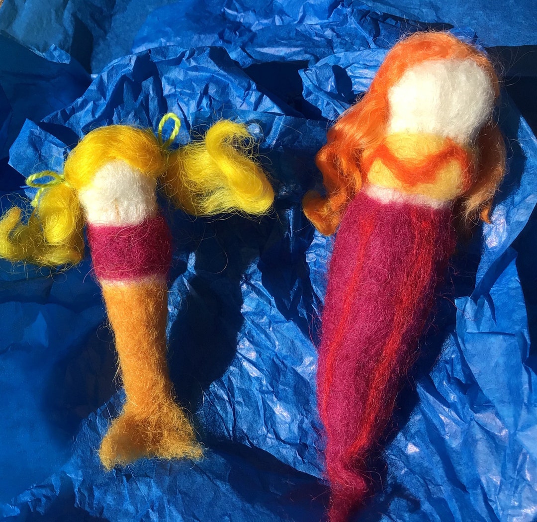 Handmade Felted Mermaids - Etsy