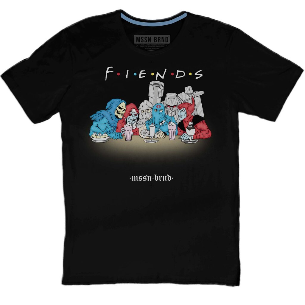 Fiends T-shirt / Playera Friends - Cartoon TV Villanos - Etsy