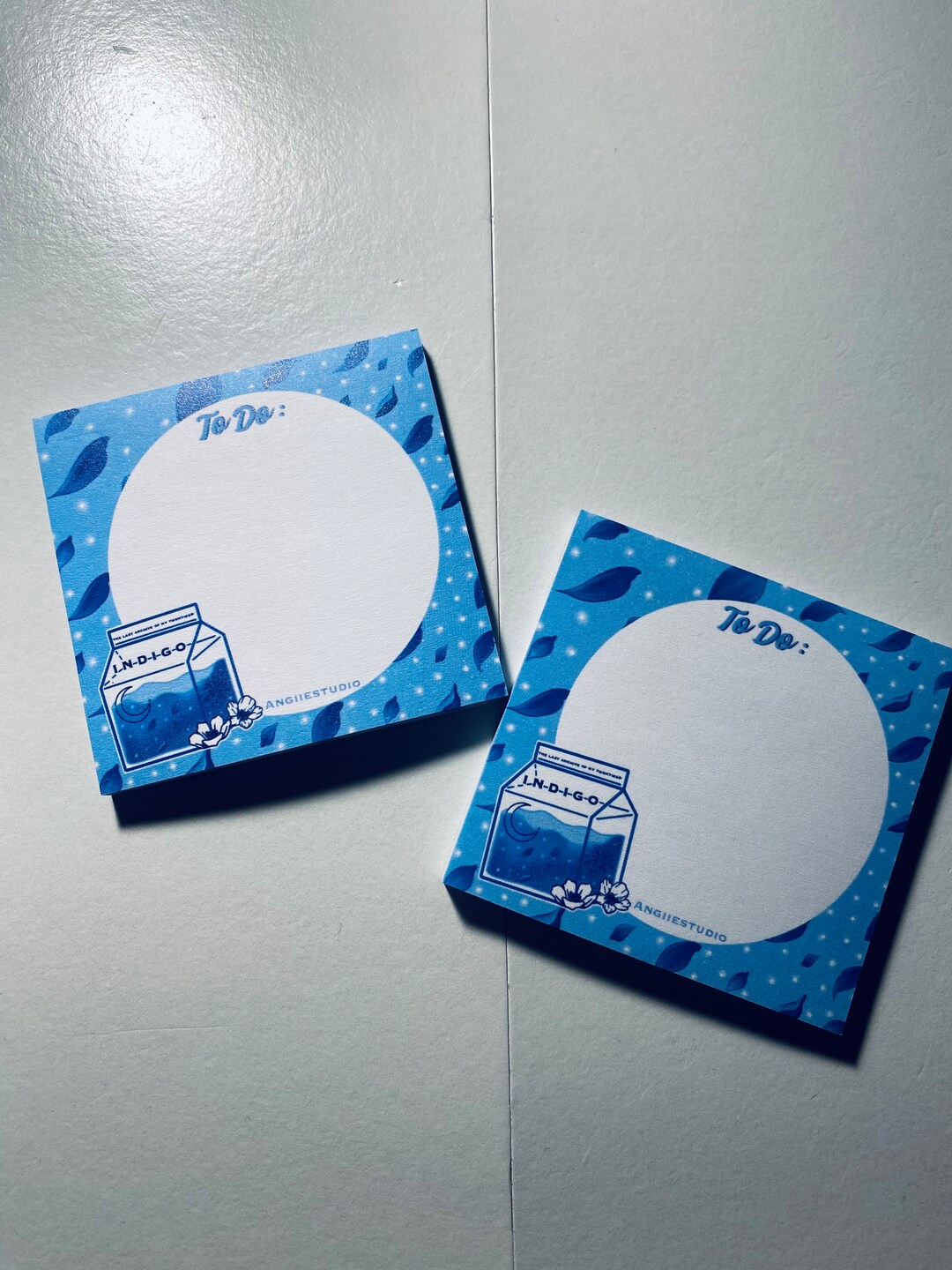 INDIGO Post It Notes - Etsy
