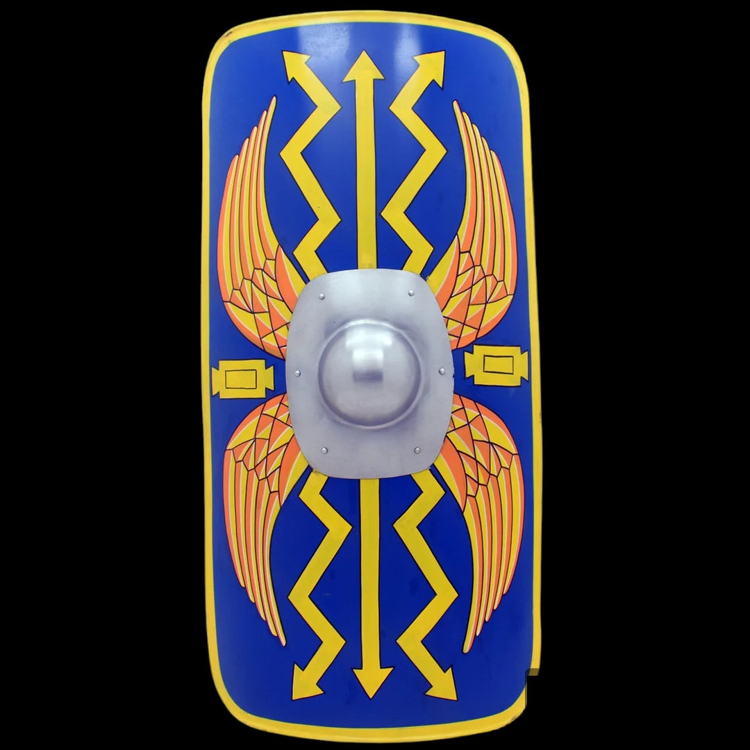 Custom Handmade Roman Armor Legion Scutum Shield Jumbo SCA - Etsy