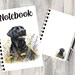 Black Labrador Dog Notebook / Notepad With Picture on Each Page - Great ...