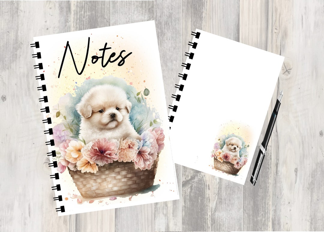 Puppy Dog (8) Notebook / Notepad With Picture on Each Page - Great Gift ...