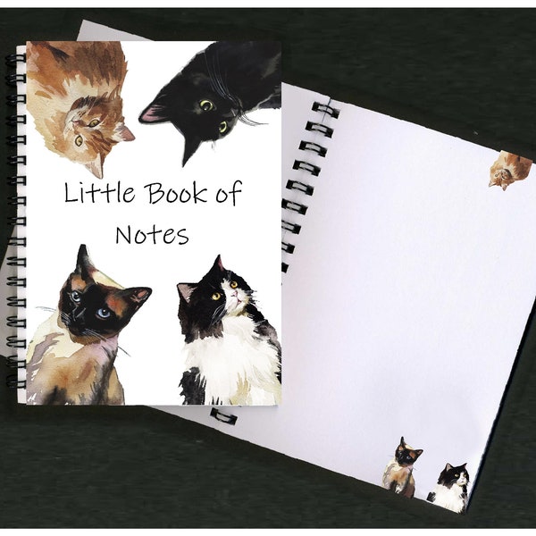 Cat Notebook - Etsy