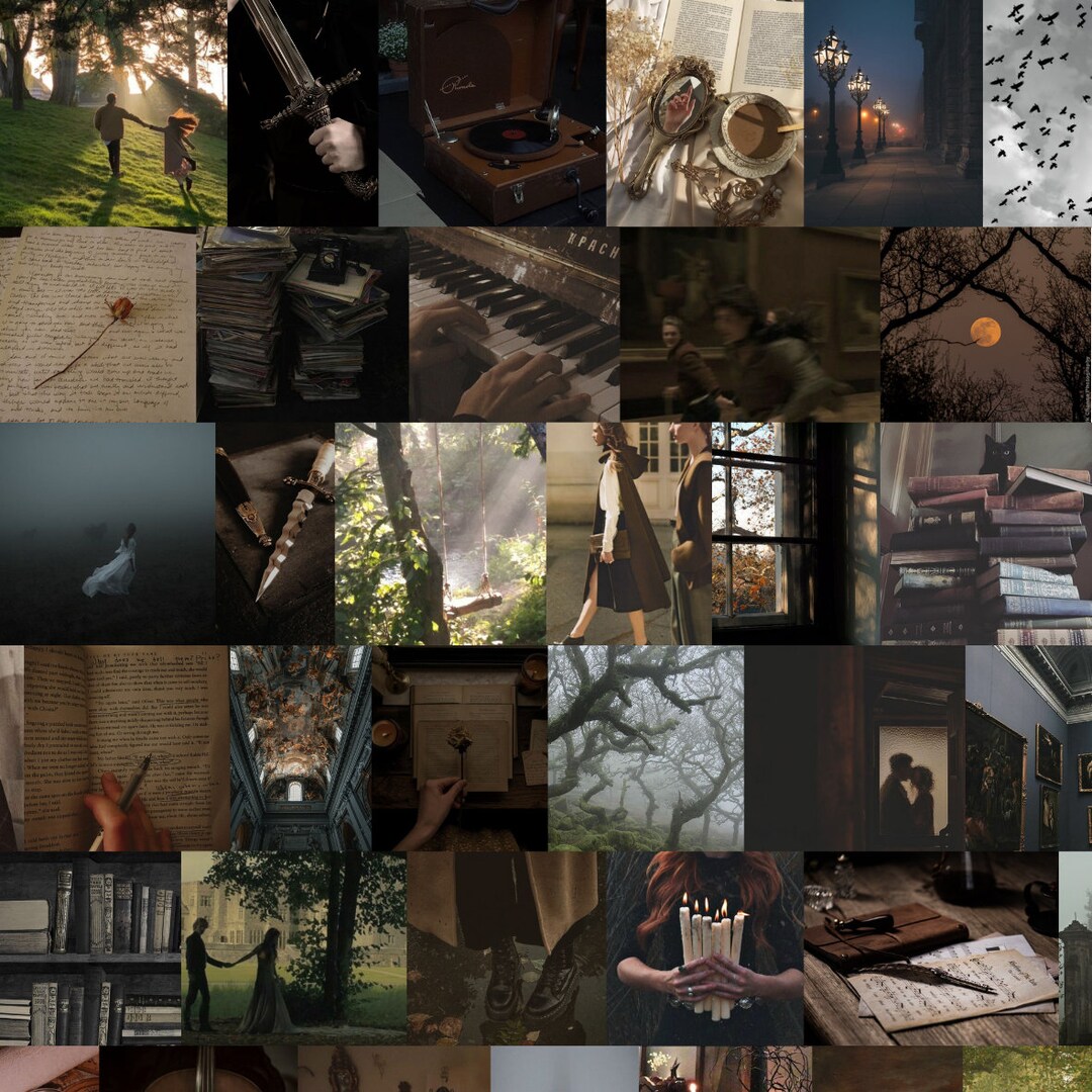 Dark Academia WALL COLLAGE: Digital Prints, Over 75 Prints, Trendy, and ...