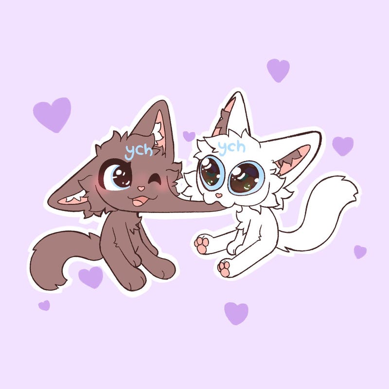 Furry Couple Art - Etsy