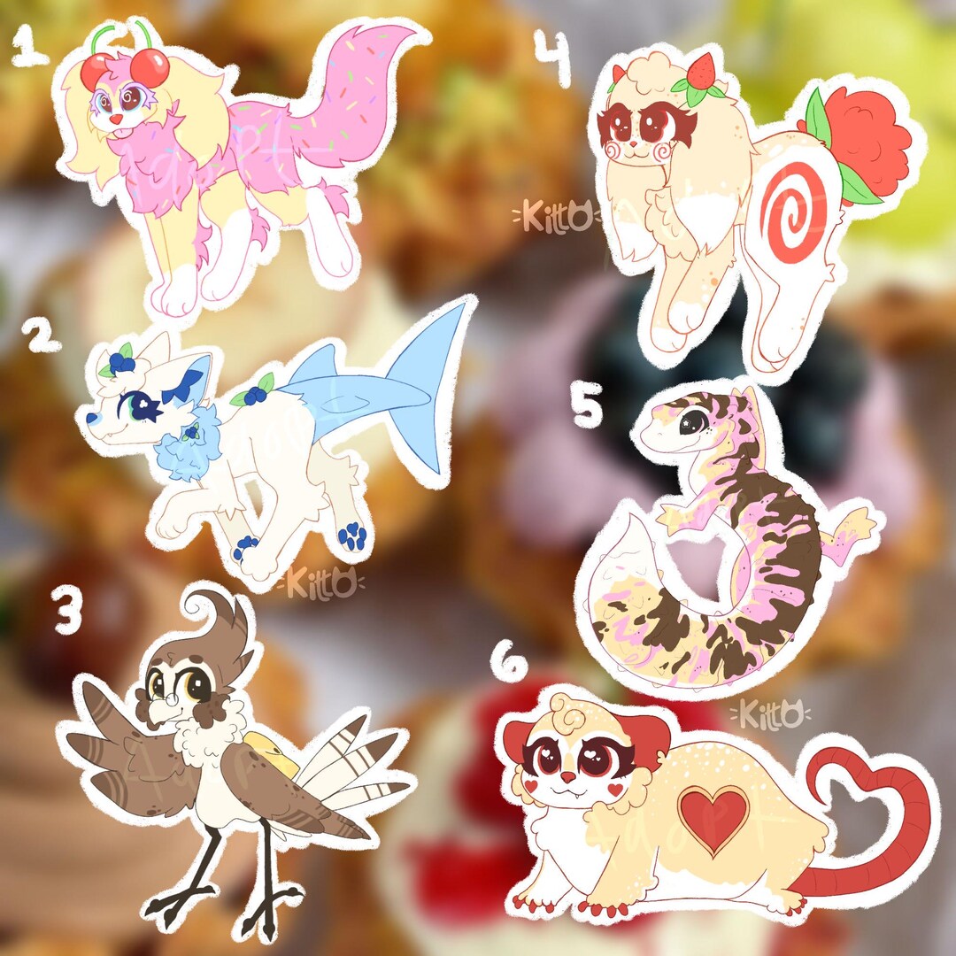 Pastry Pals Furry Adopts - Etsy