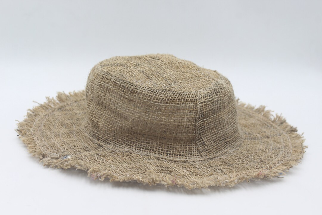 Organic Handmade Hemp Hippie Style Hat Eco-friendly Summer Beach Hat ...