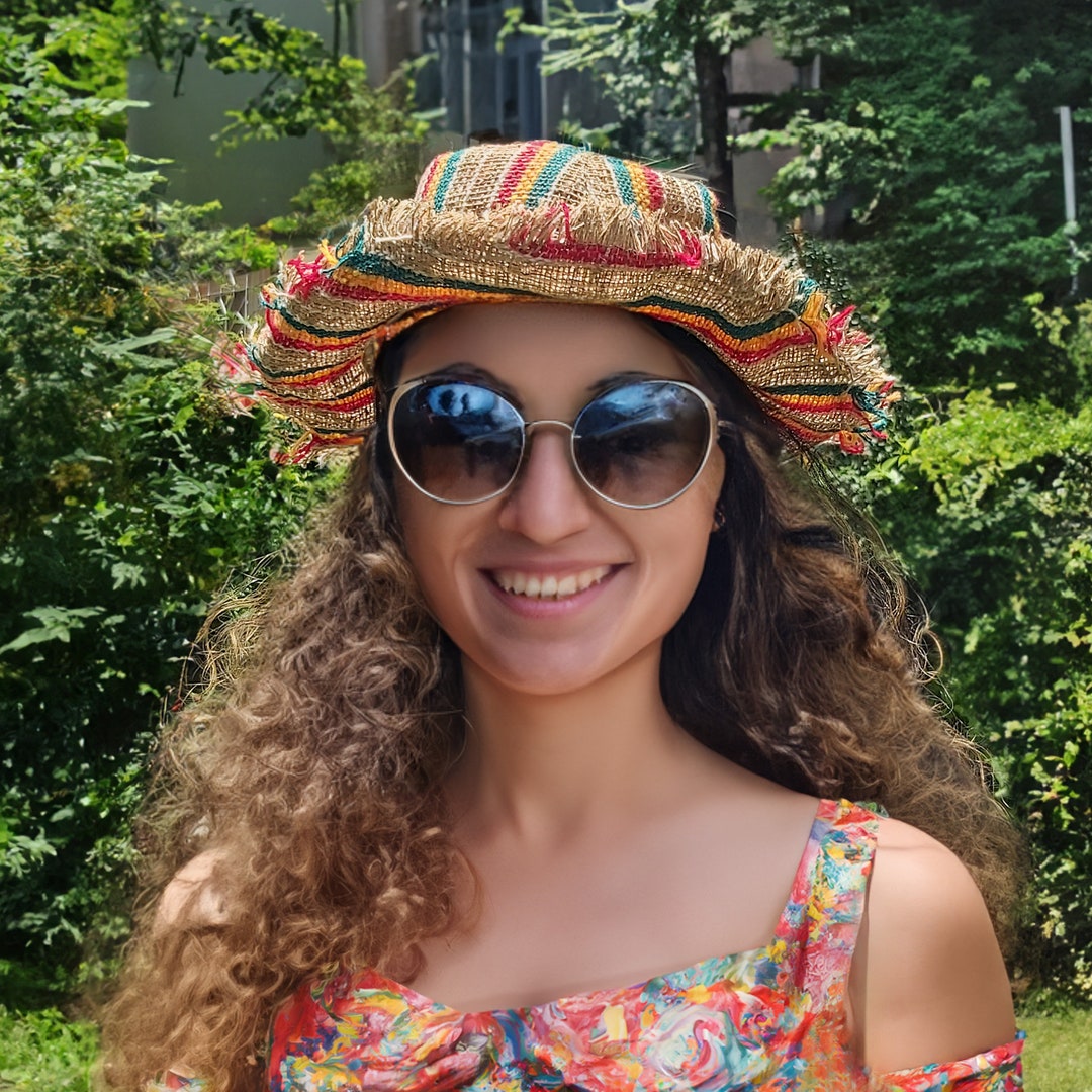 Eco-friendly Himalayan Hemp Sun Hat Hippie Summer Unisex Beach Hat ...