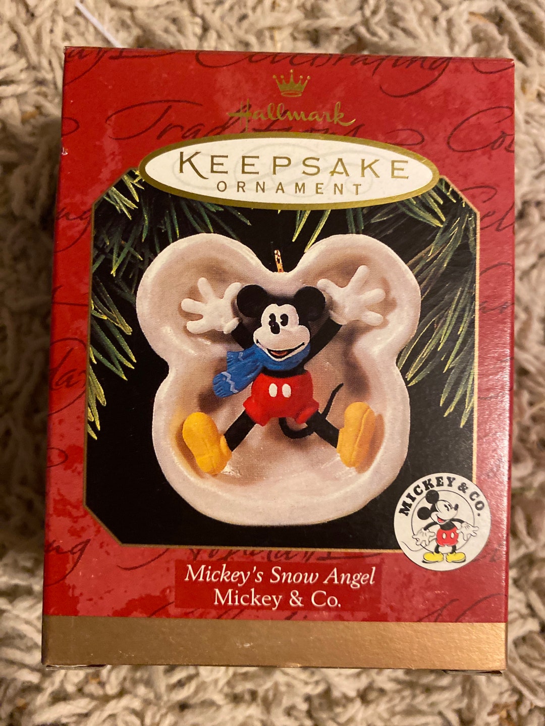 Mickey’s Snow Angel Hallmark Keepsake Ornament - Etsy