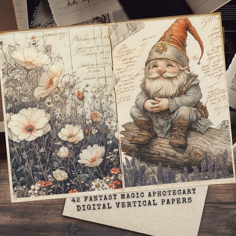 Fantasy Magic Junk Journal Kit: Apothecary Digital Ephemera (printable ...