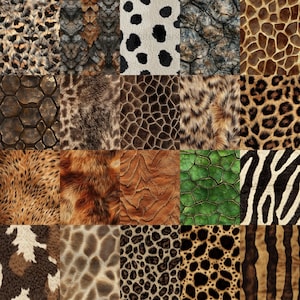 Animal Print Digital Paper, Seamless Animal Print, Animal Print ...