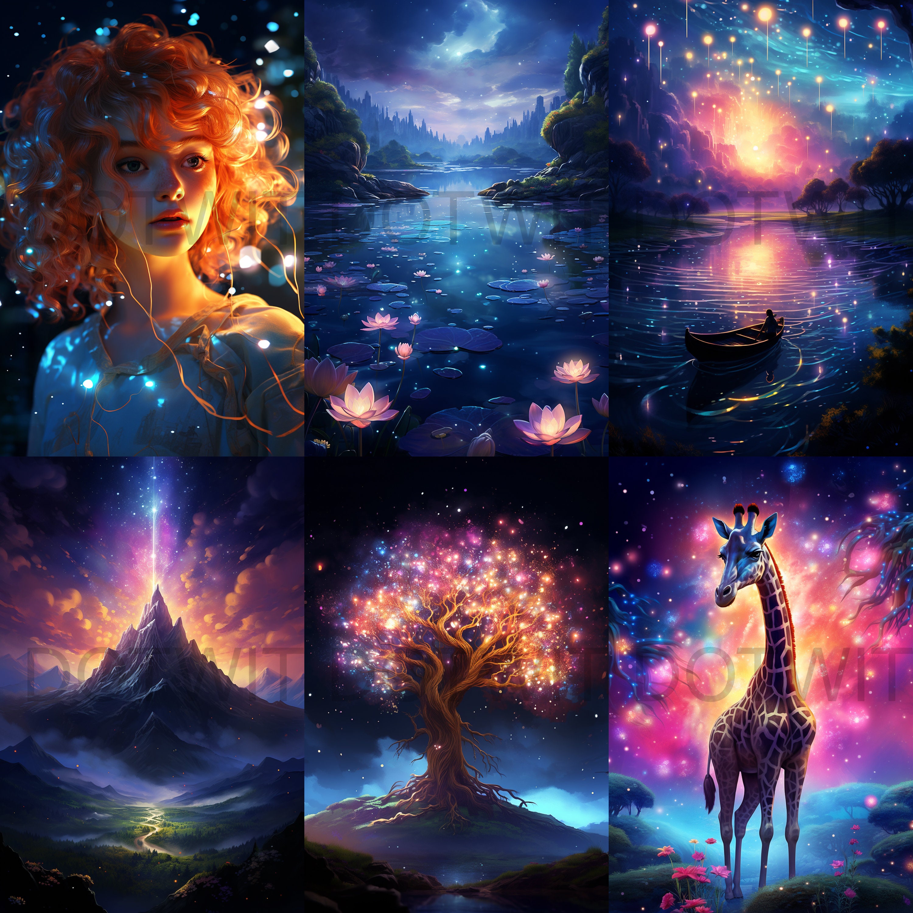 24 Enchanted Forest Postcards, Fantasy Postcard Printable, Magic ...