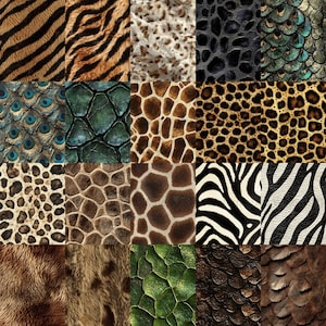 Animal Print Digital Paper, Seamless Animal Print, Animal Print ...