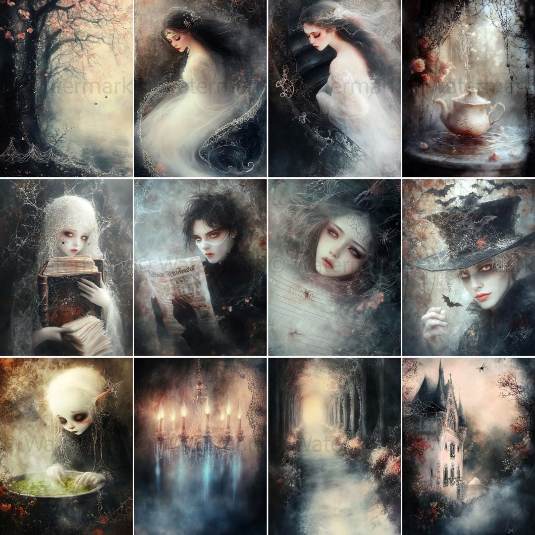 Gothic Theatre Junk Journal: Vintage Digital Ephemera (digital Download ...