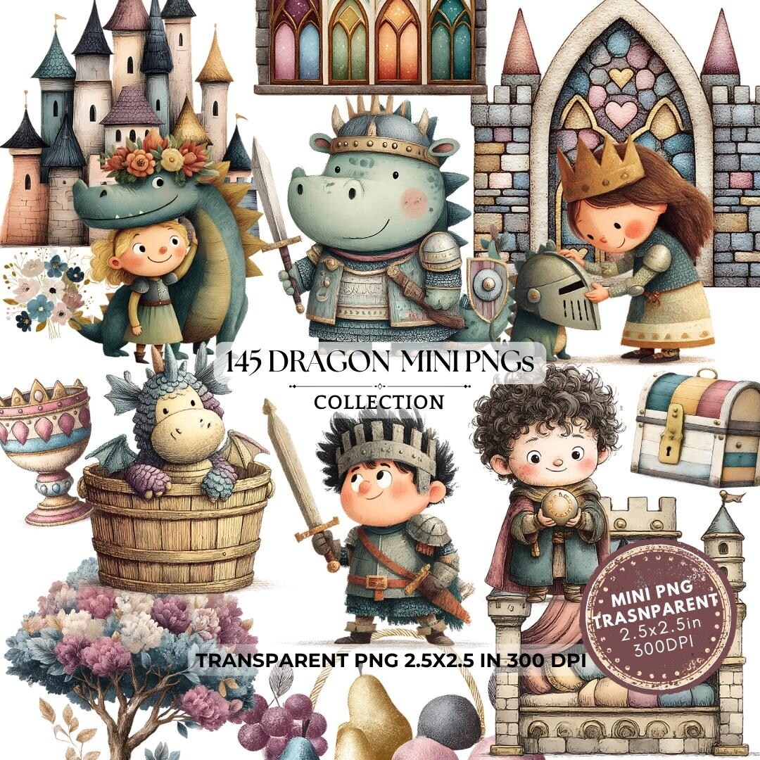 Dragon Medieval PNG Clipart: Middle Ages Clip Art Fantasy (digital ...