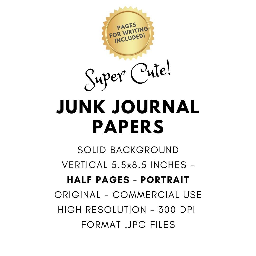 Vintage Lined Half Pages With Cats: Animals Ephemera Papers (digital ...