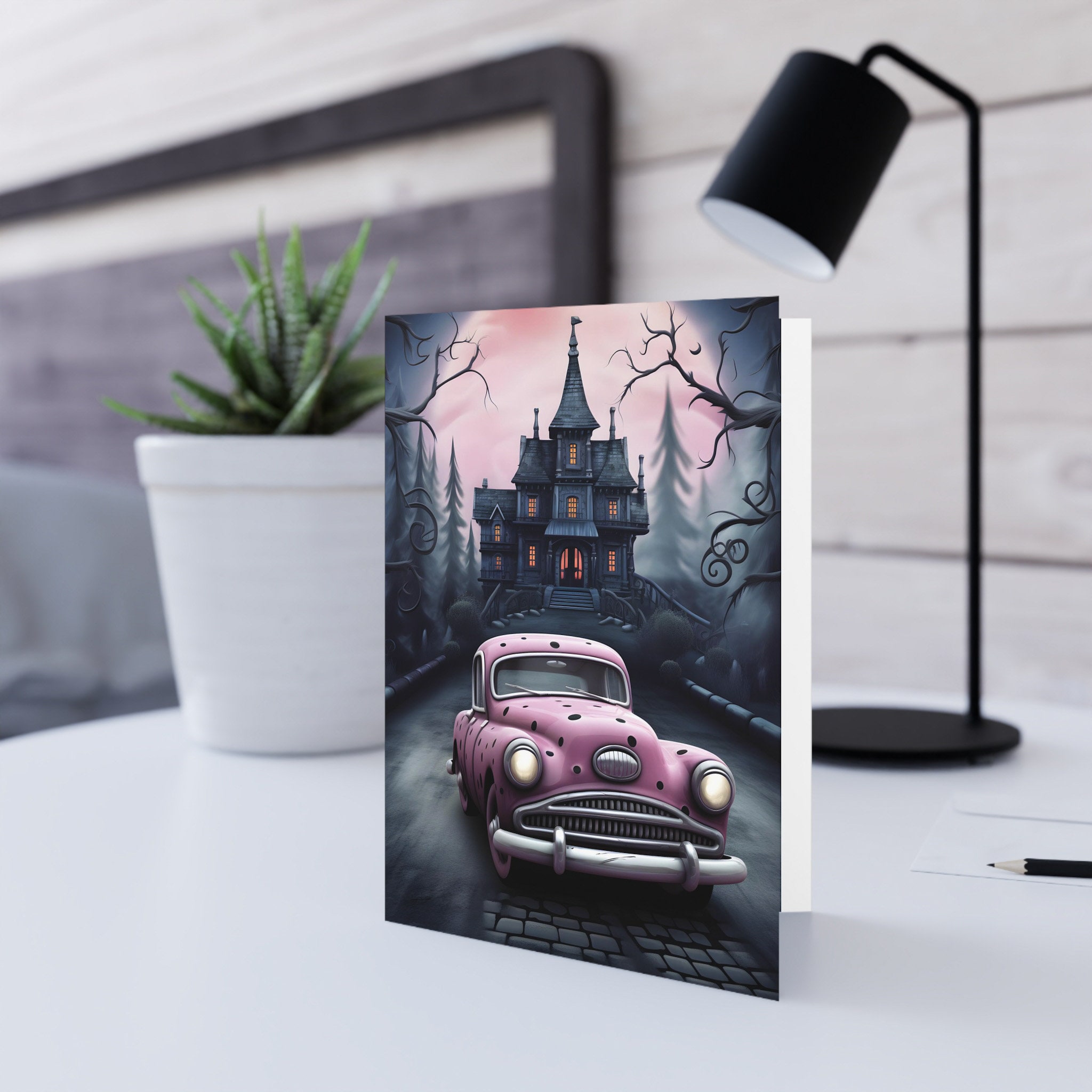 30 Cute Gothic Postcard and Poster Set, Fantasy Postcard Printable ...