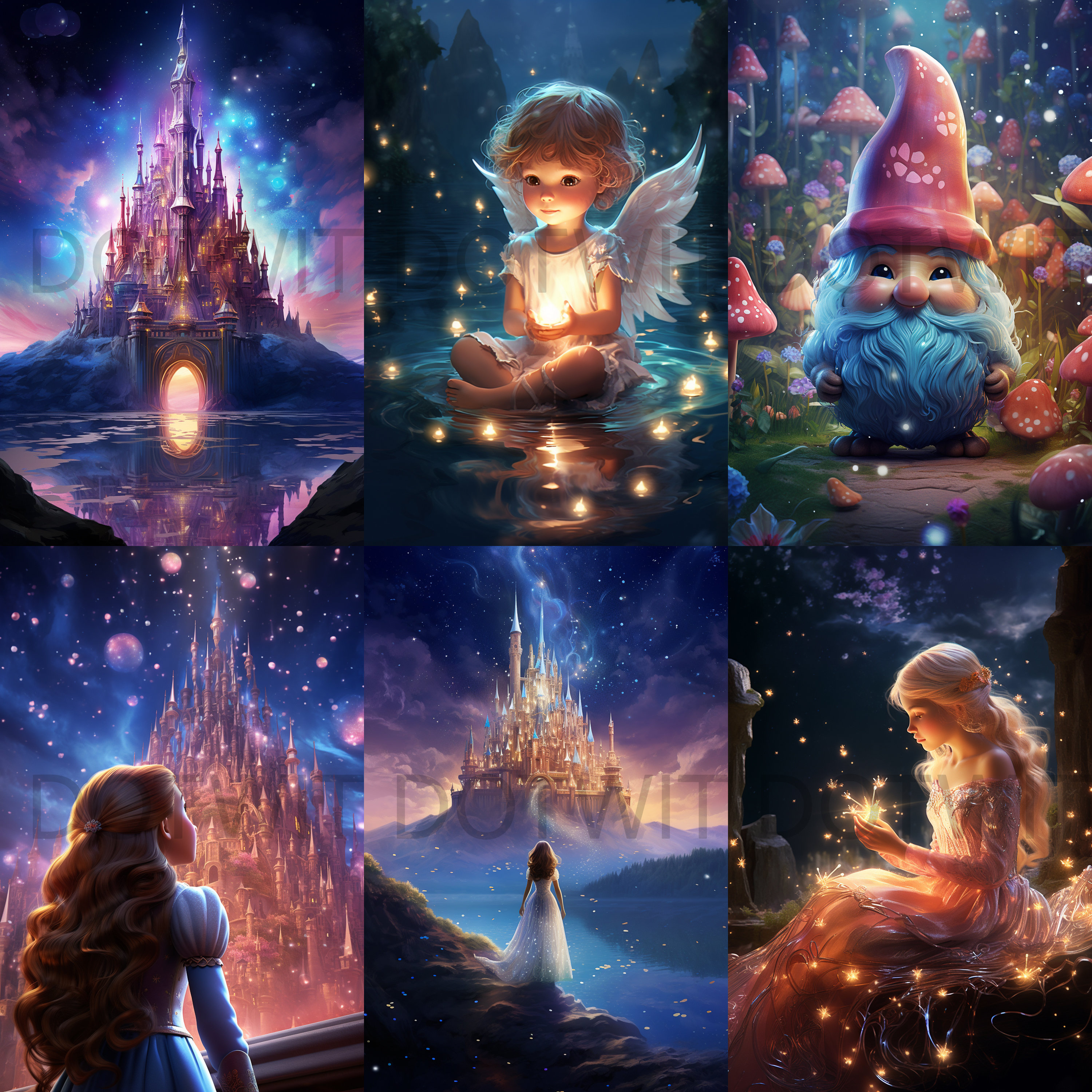 24 Enchanted Forest Postcards, Fantasy Postcard Printable, Magic ...