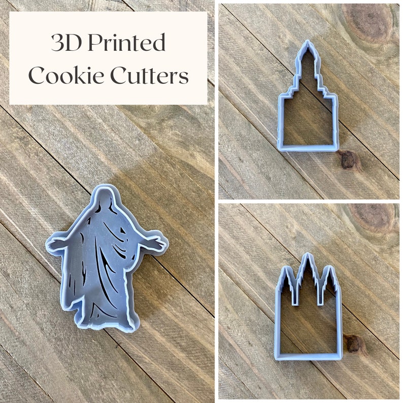 Logan Temple Cookie Cutter, Fondant Cutter or Clay Cutter LDS Temple 3D ...