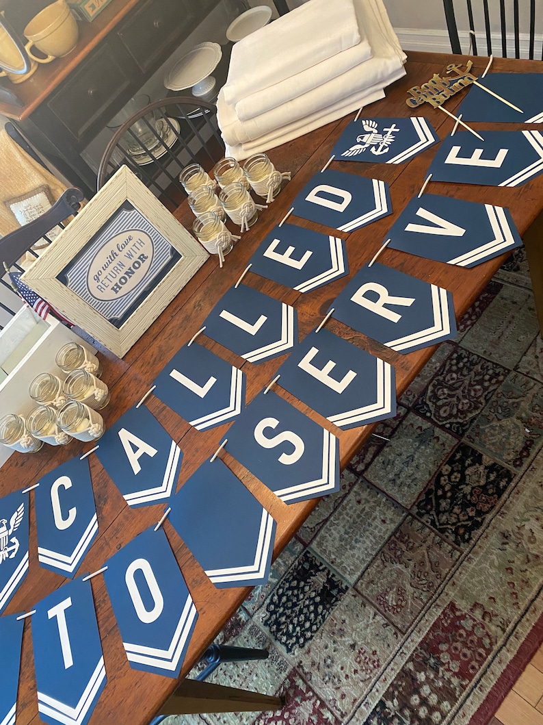 Navy Send off Party - Etsy