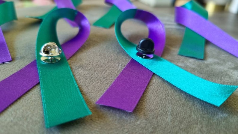 PNES / NEAD / Non-epileptic Seizures Awareness Ribbon Pin - Etsy