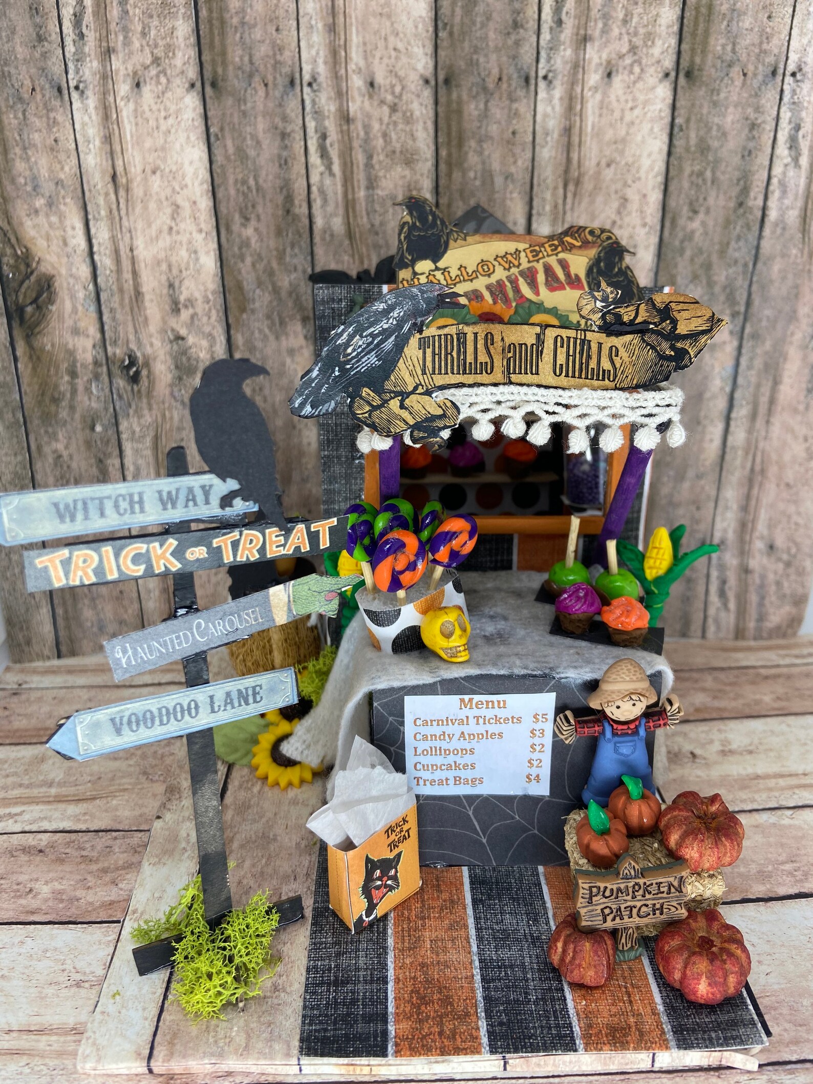 Miniature Halloween Carnival Pop up Shop - Etsy