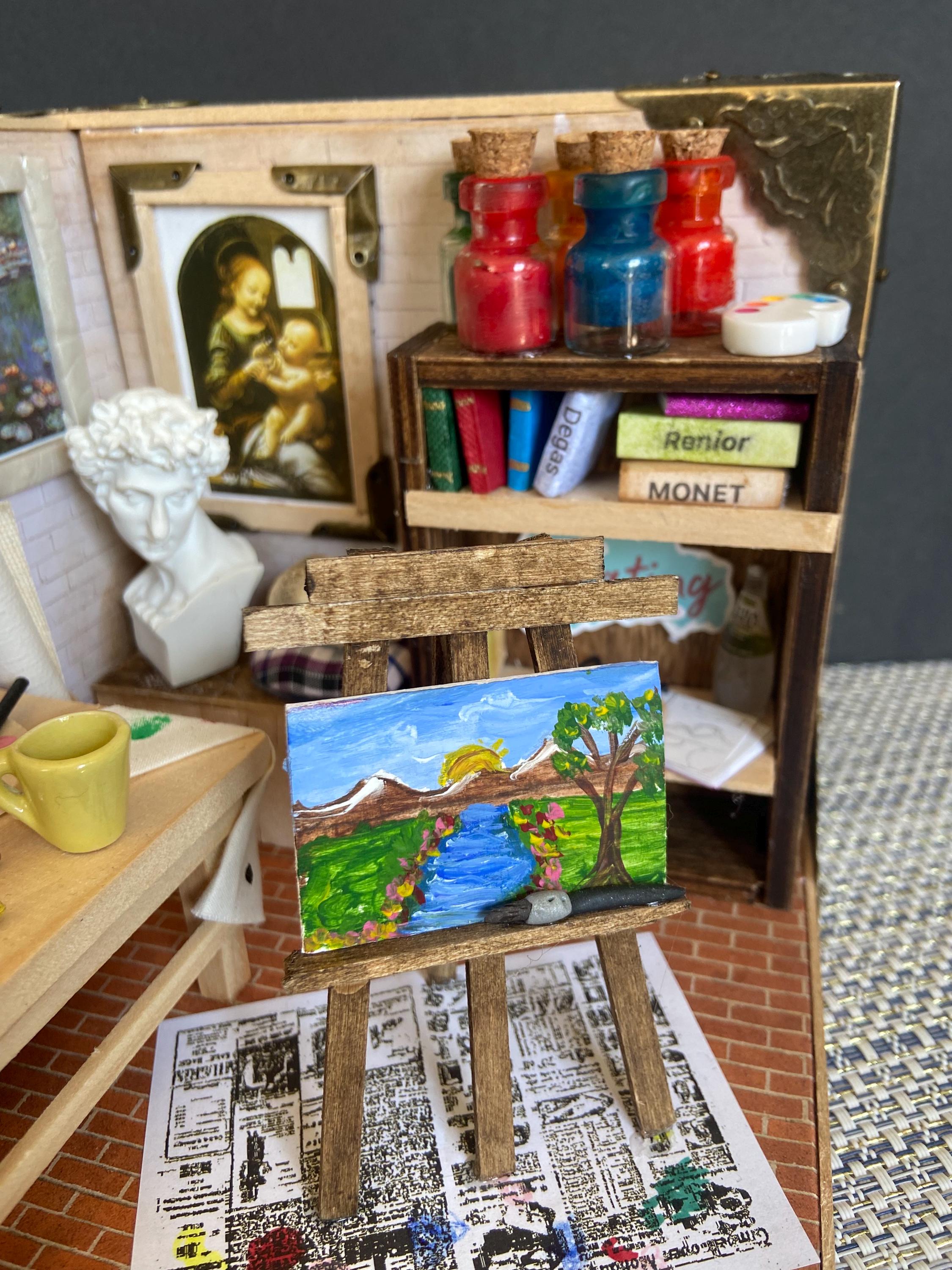 Miniature Art Studio - Etsy