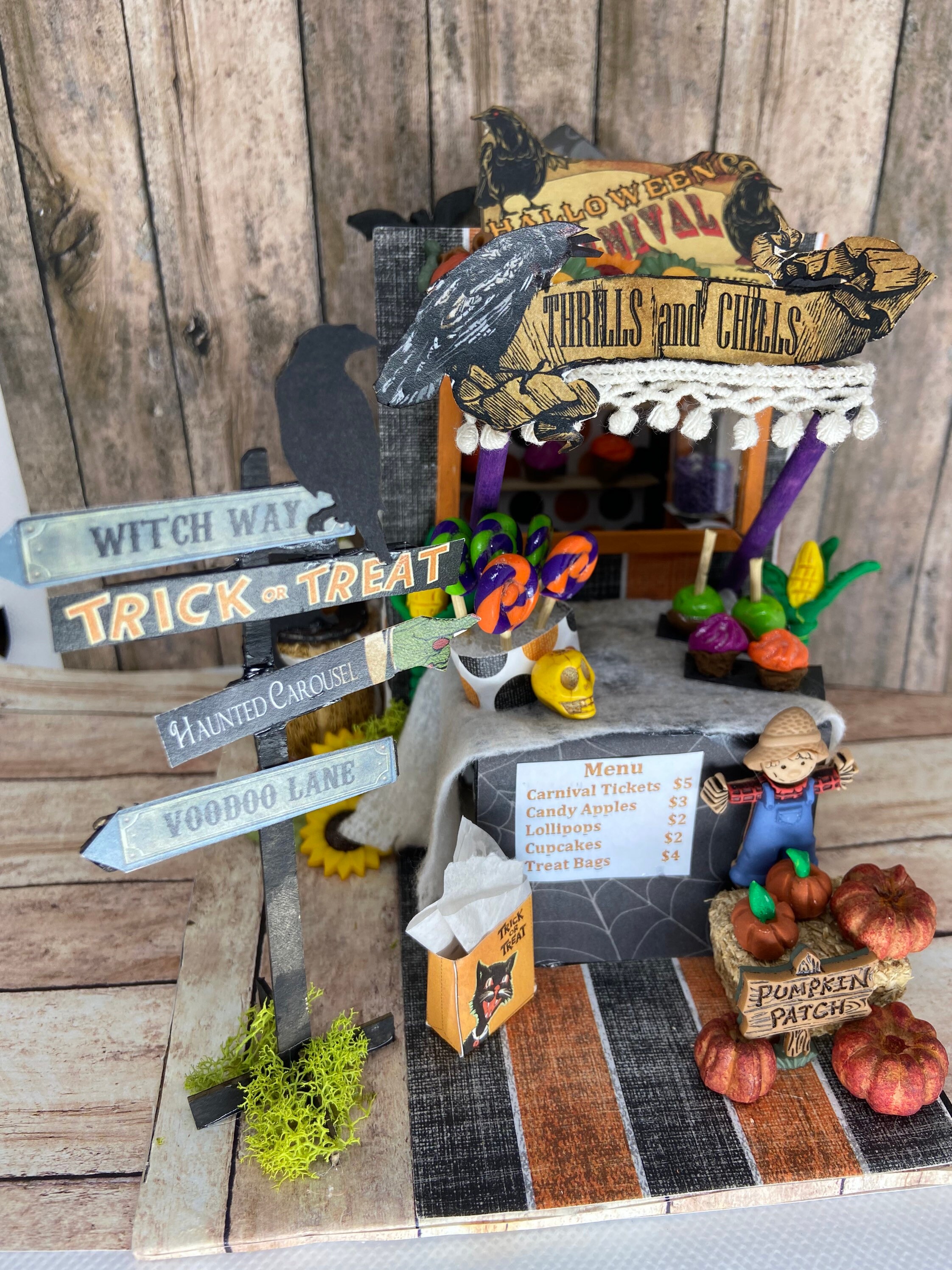 Miniature Halloween Carnival Pop up Shop - Etsy