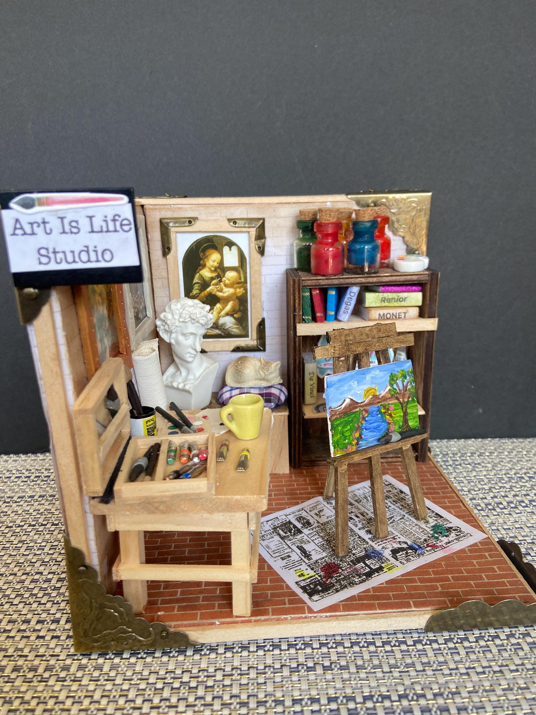 Miniature Art Studio - Etsy