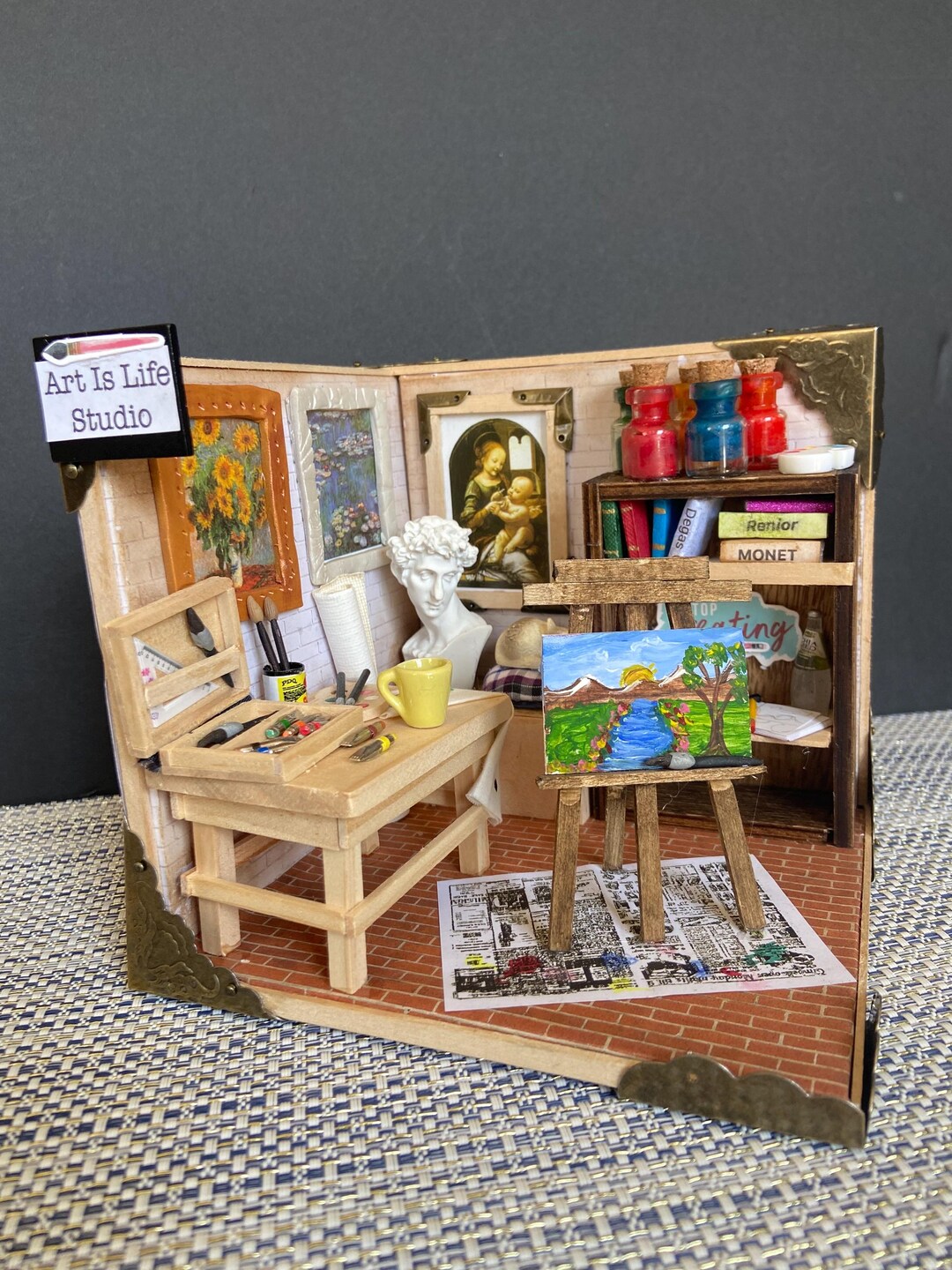 Miniature Art Studio - Etsy