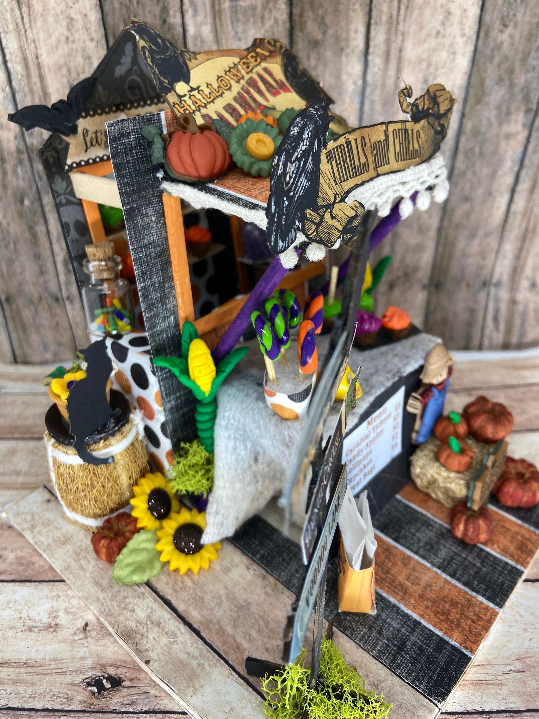 Miniature Halloween Carnival Pop up Shop - Etsy