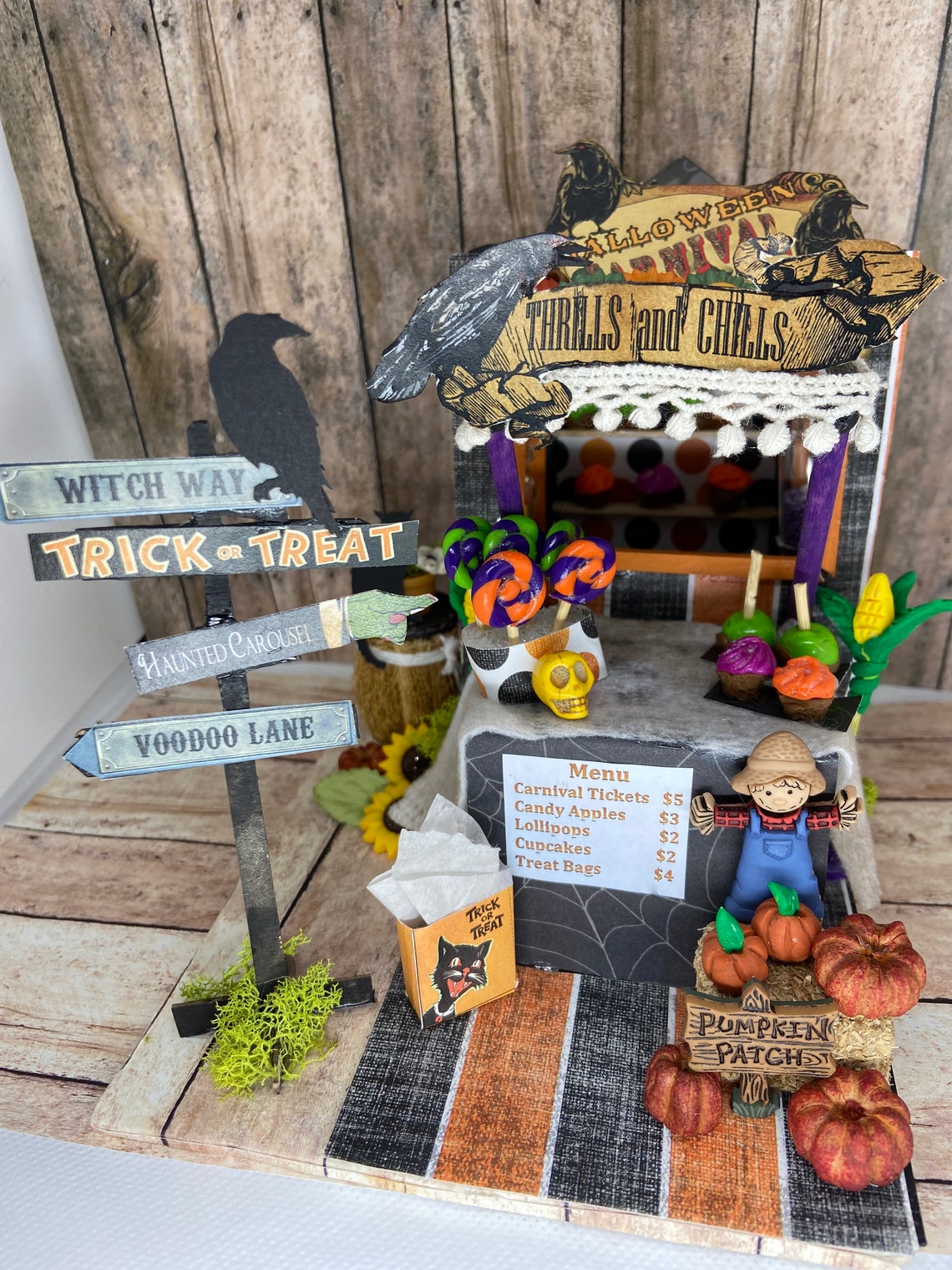Miniature Halloween Carnival Pop up Shop - Etsy